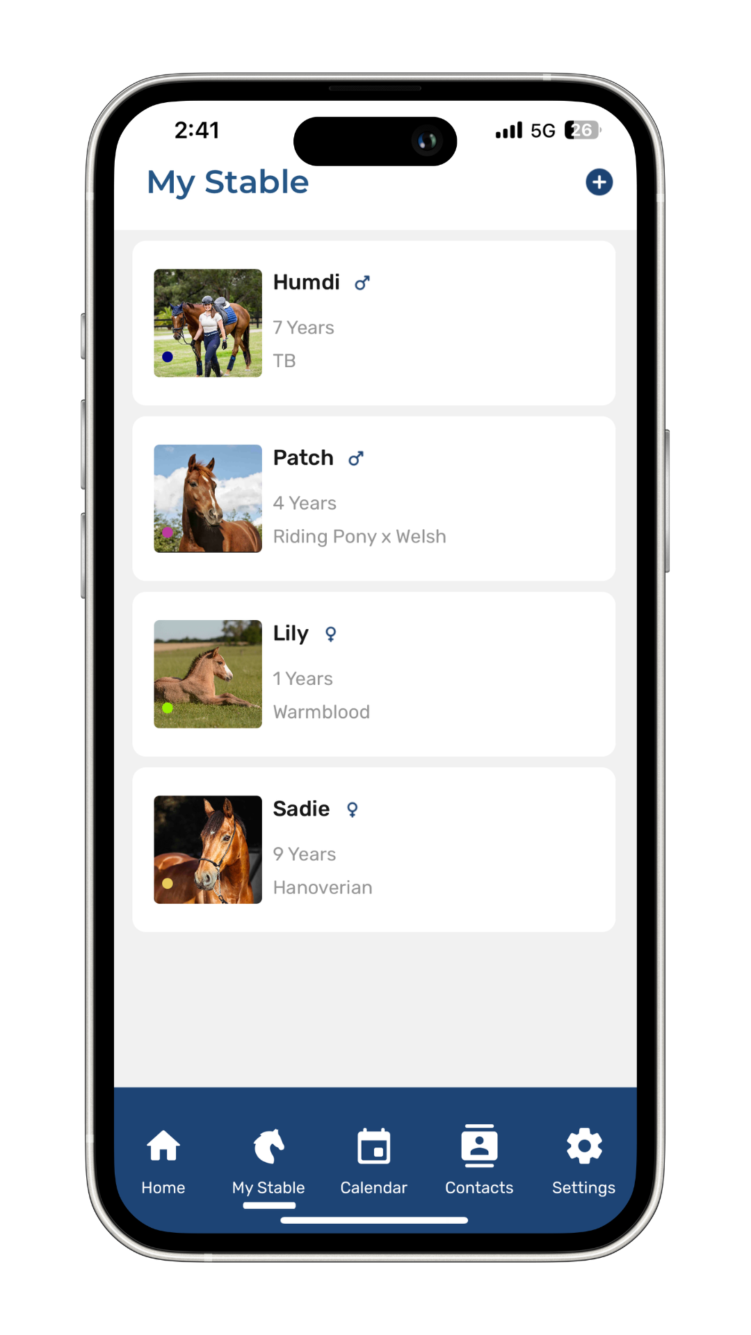 EquiCare App - Horse Health Management