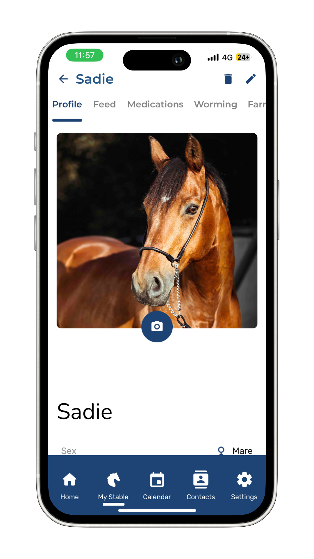EquiCare App - Horse Health Management