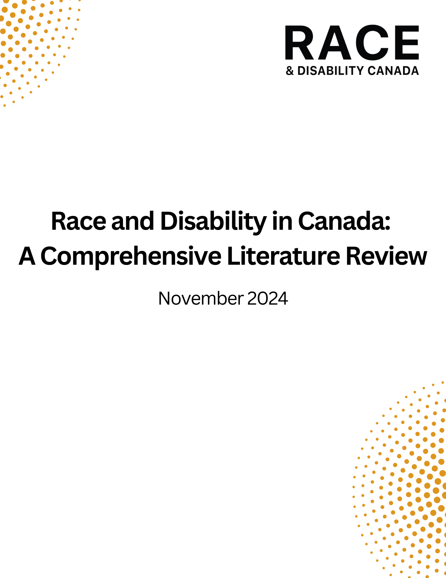 Research — Race and Disability Canada