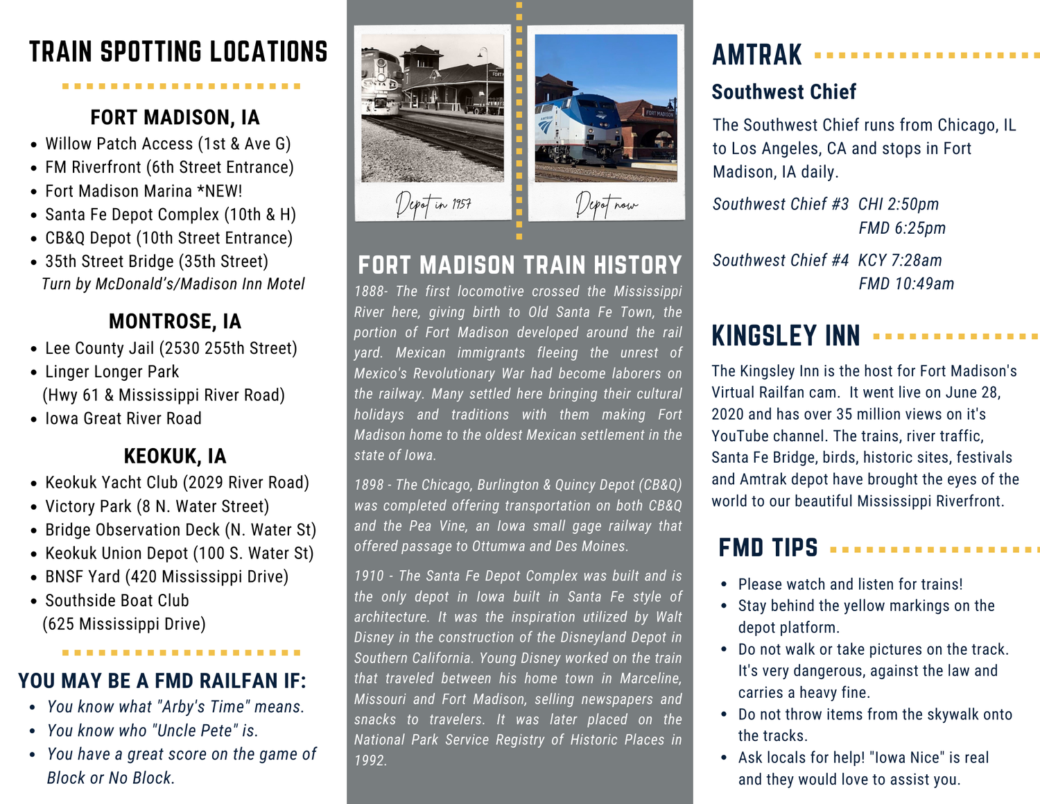Railfanning in Fort Madison — Visit Fort Madison, Iowa
