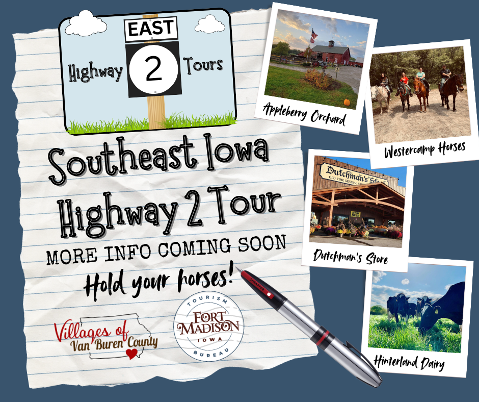 Hwy 2 Tour | Discover and Book Your Adventure — Visit Fort Madison, Iowa
