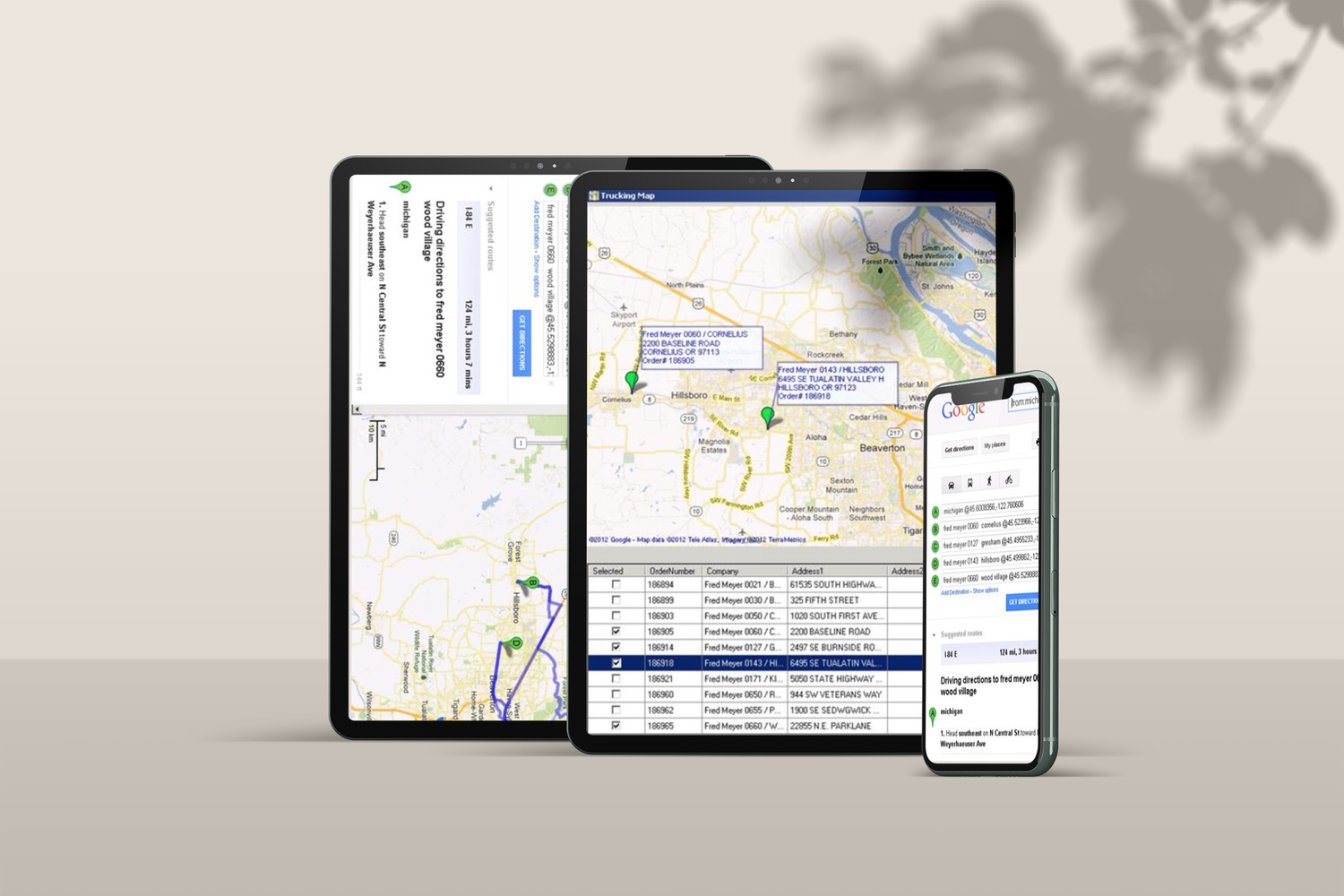 Logistics Google Maps Integration Tool