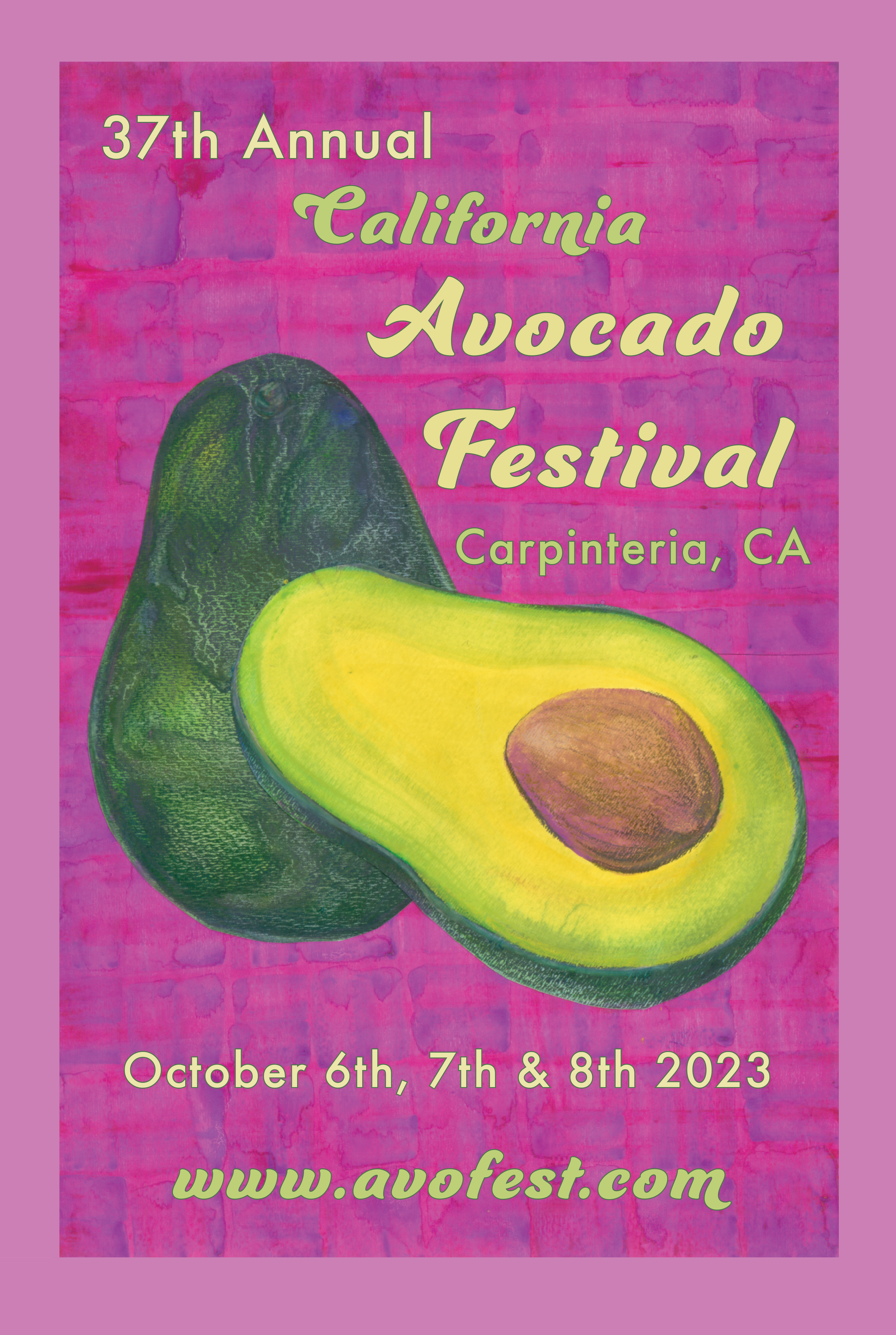Poster Contest — California Avocado Festival | Carpinteria Free Music ...