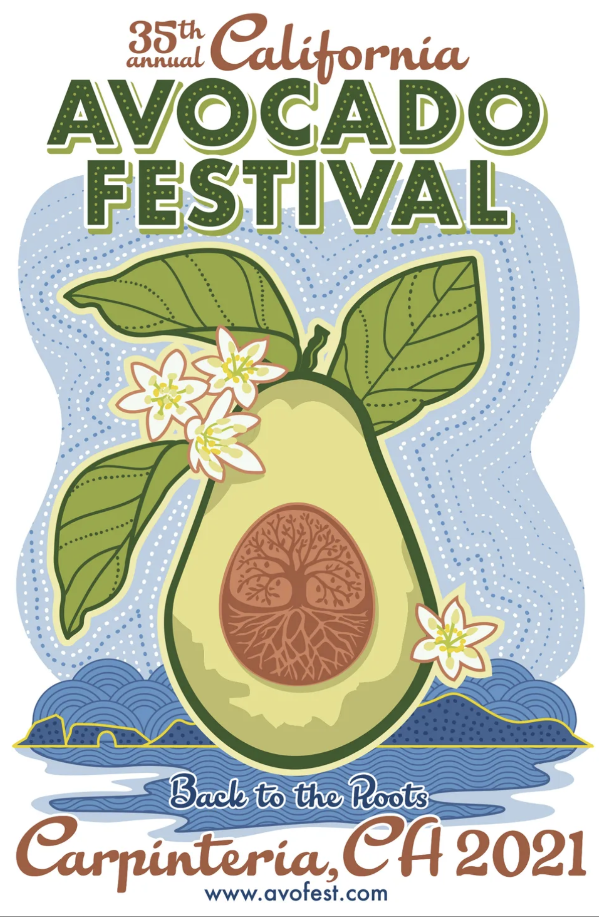 2021 Poster Design — California Avocado Festival | Carpinteria Free ...