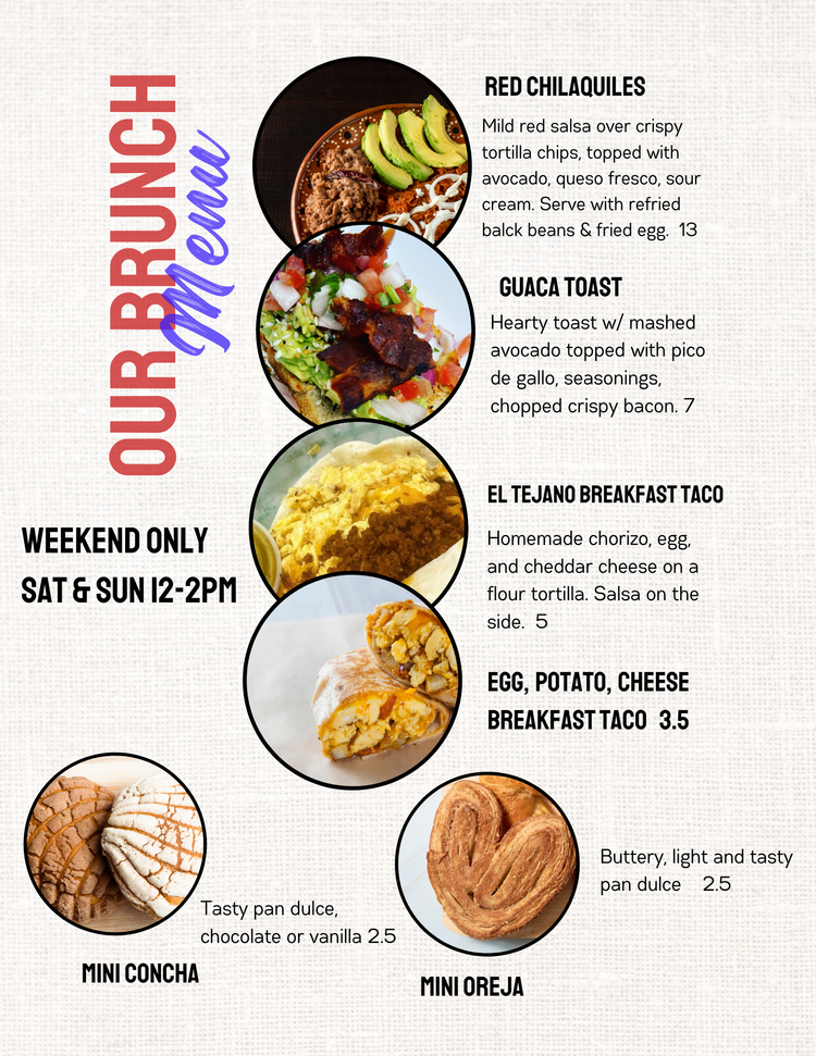 Menu — Frida's Cocina