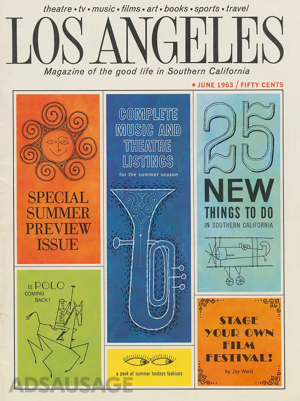 Los Angeles Magazine covers 1962 - 2005 | ADSAUSAGE ARCHIVES | Access ...