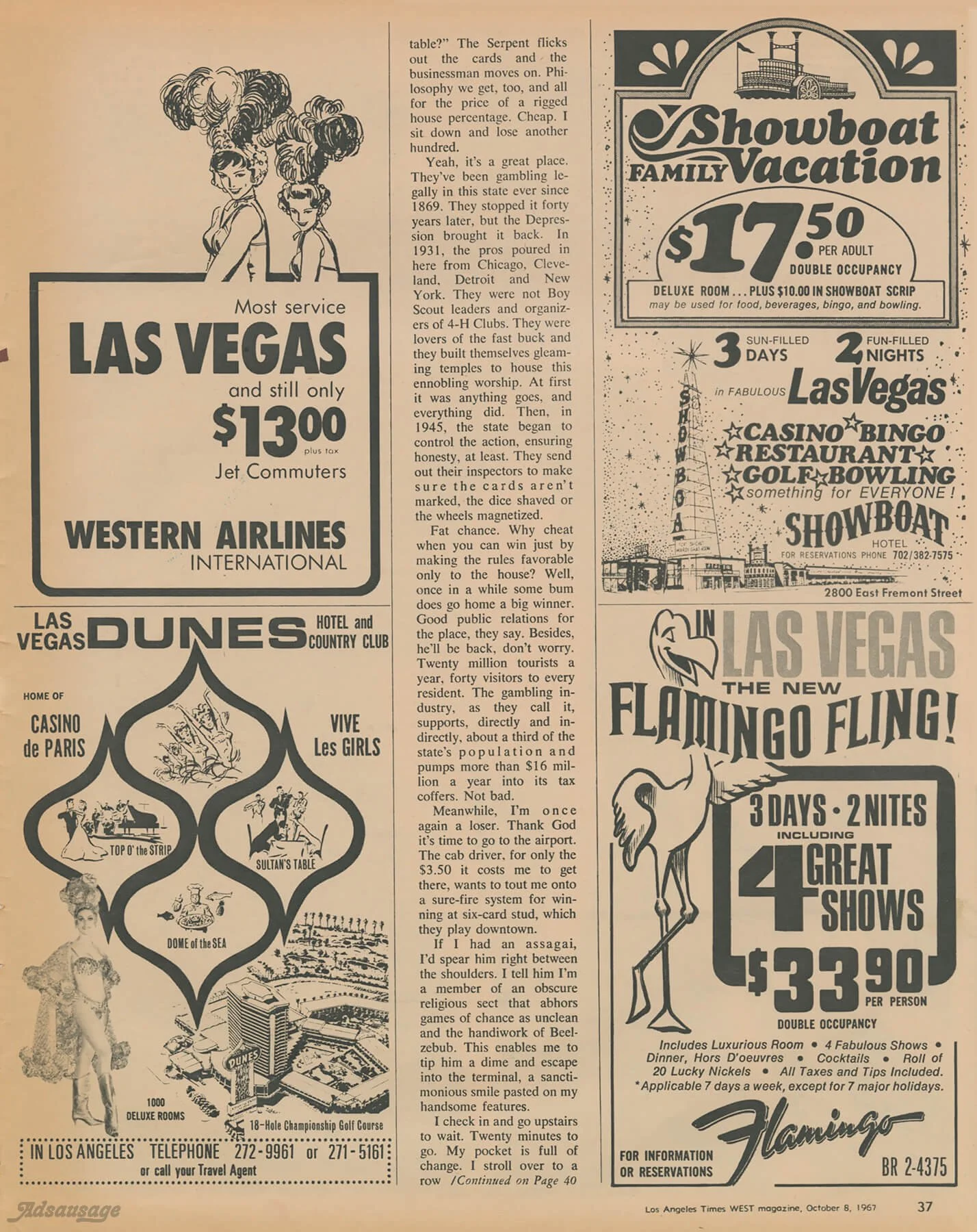 Los Angeles Times West archive | ADSAUSAGE ARCHIVES | Access to digital ...