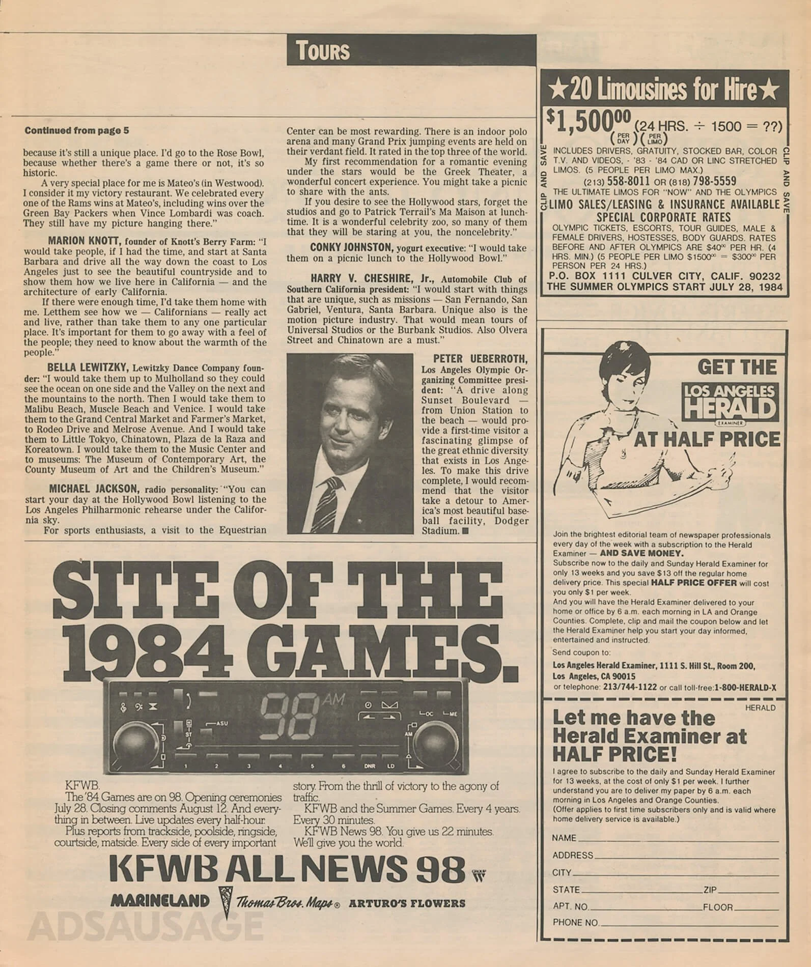 An extensive archive of Southern California newspapers, magazines, and ...