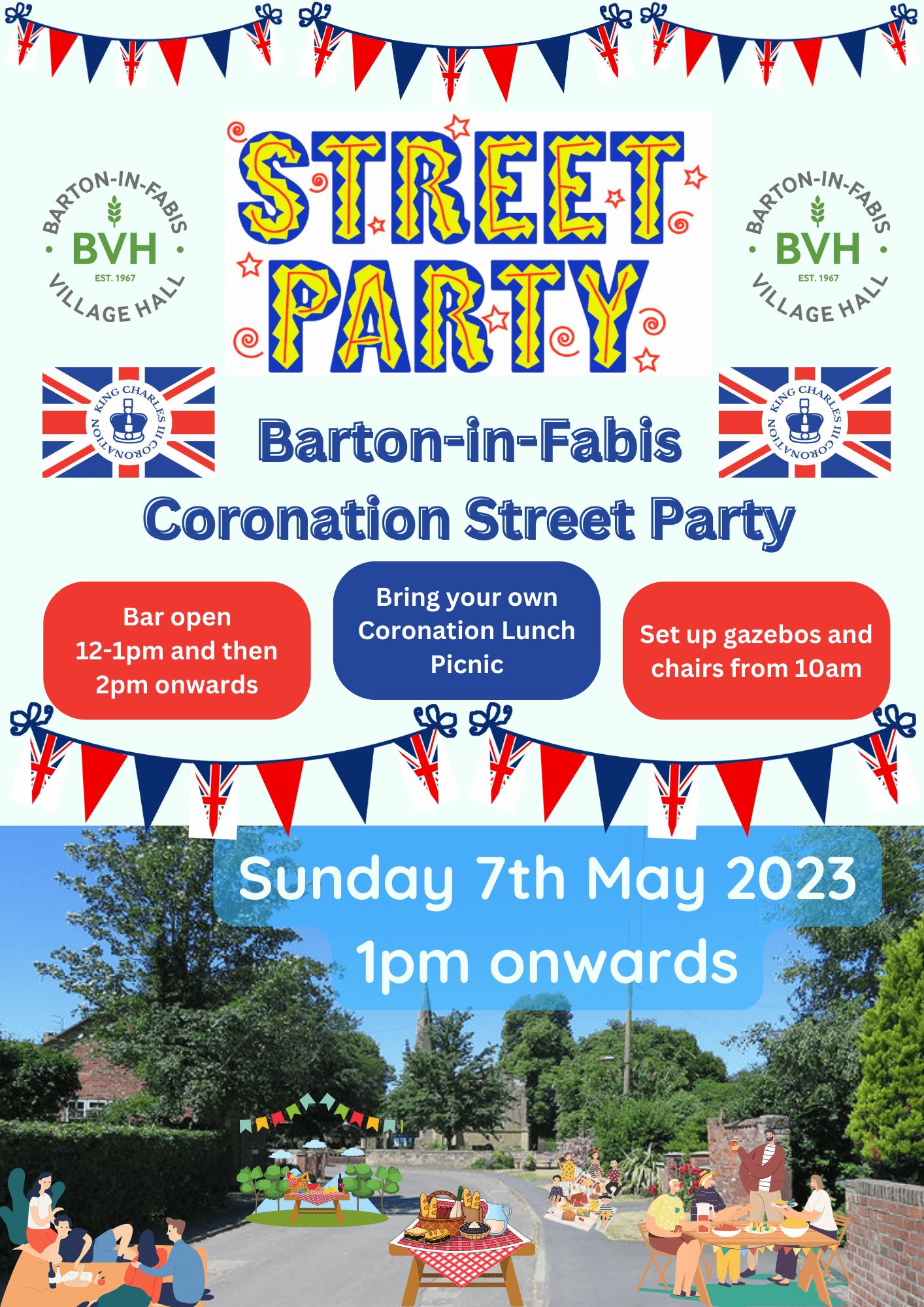 King Charles Coronation Weekend — Barton-in-Fabis
