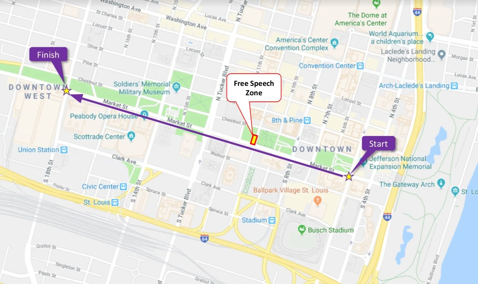Parade Map — Celebrate Saint Louis