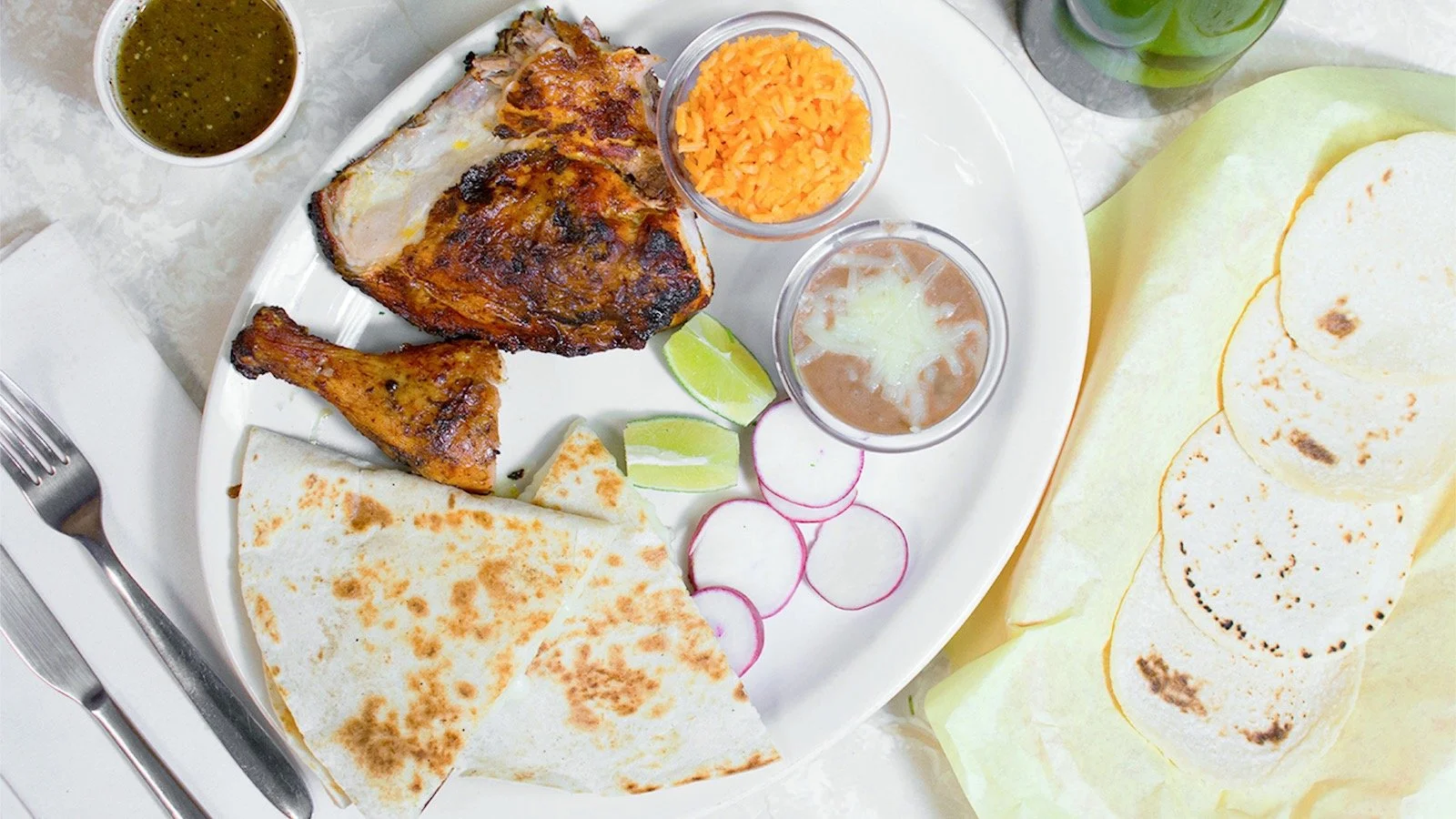 Menu 1 — Charcoal Grill Chicken