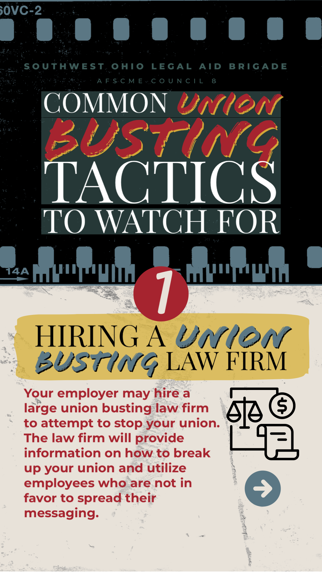 Union Busting Tactics — Southwest Ohio Legal Aid Brigade
