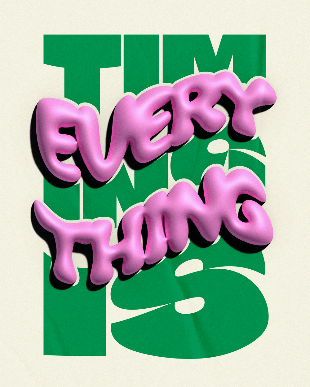 Timing is everything — Design by Akshata
