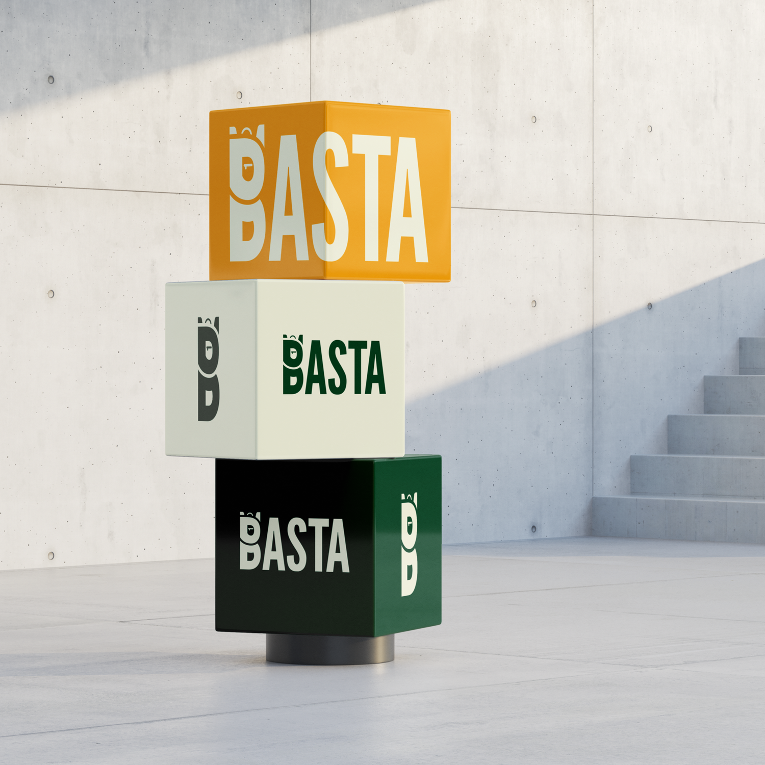 Basta Logo & Branding — Design by Akshata