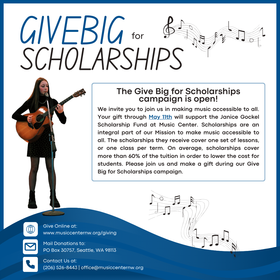 Giving — Music Center of the Northwest