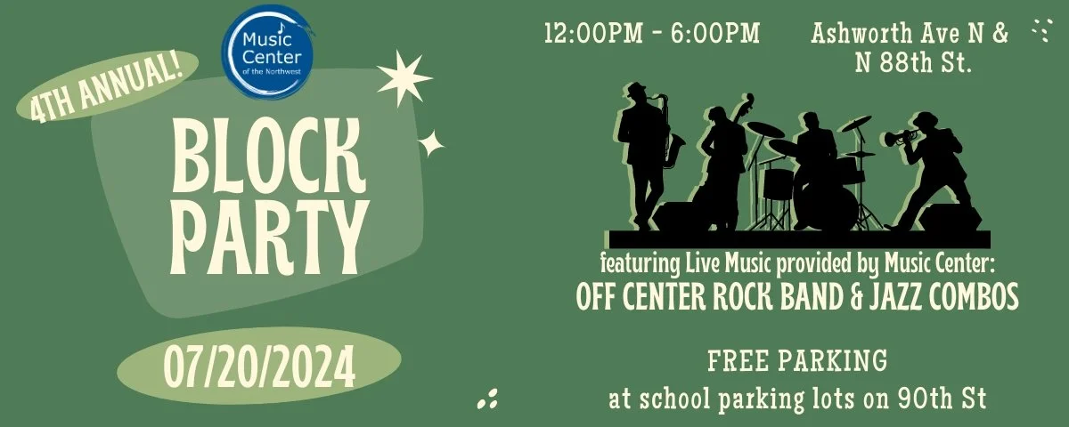 Greenlake Street Concert & Block Party — Music Center of the Northwest