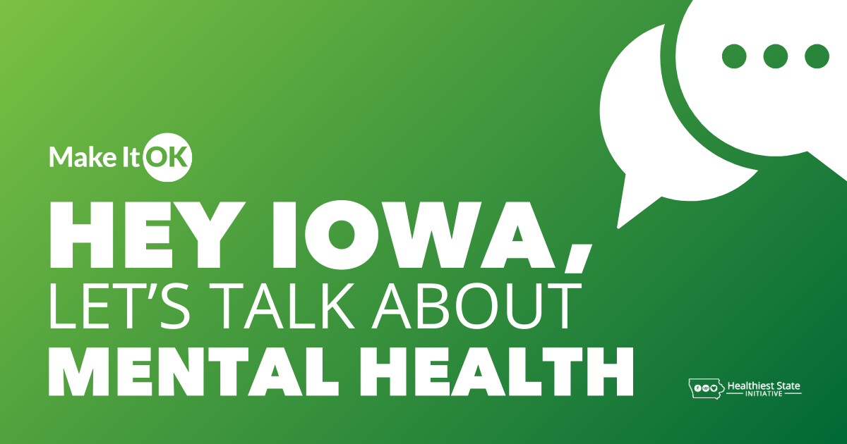 Mental Health Awareness Month Toolkit — Iowa Healthiest State Initiative