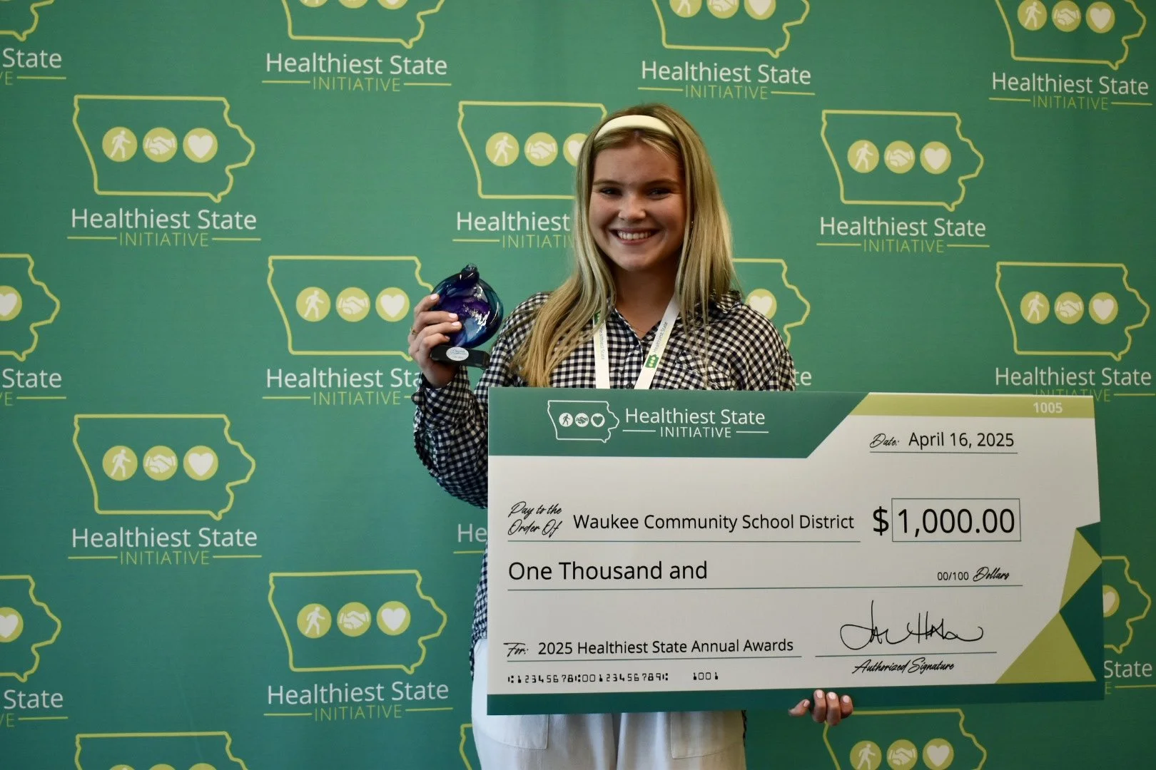 2025 Healthiest State Annual Award Winners Announced — Iowa Healthiest ...