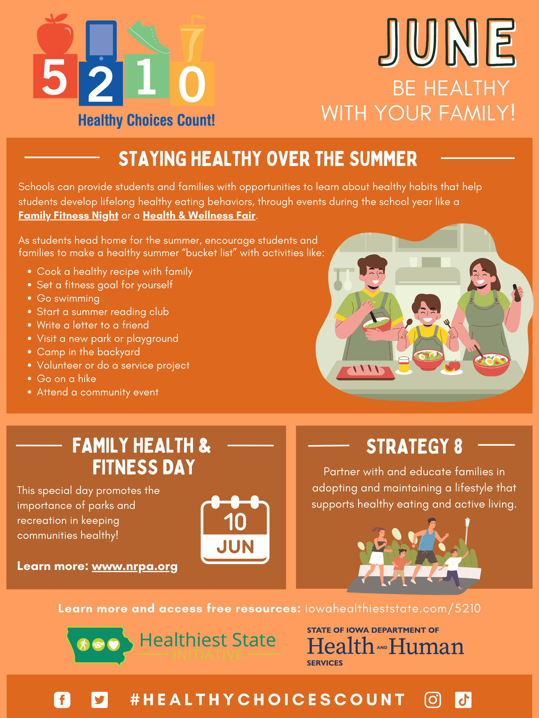 5-2-1-0 Healthy Choices Count! Feature — Iowa Healthiest State Initiative