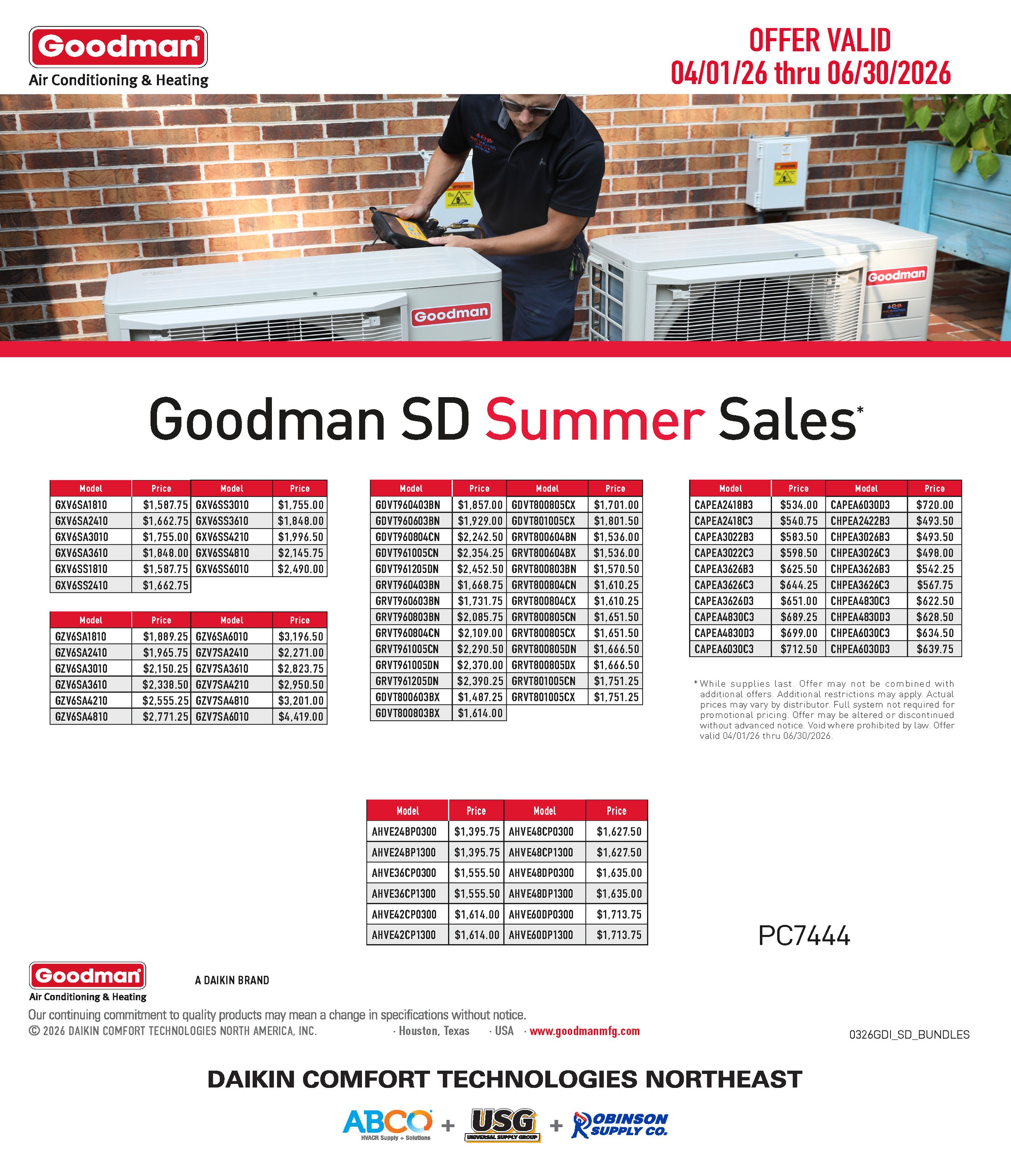 Promotions and Limited-Time Offers from Daikin Northeast — Daikin ...