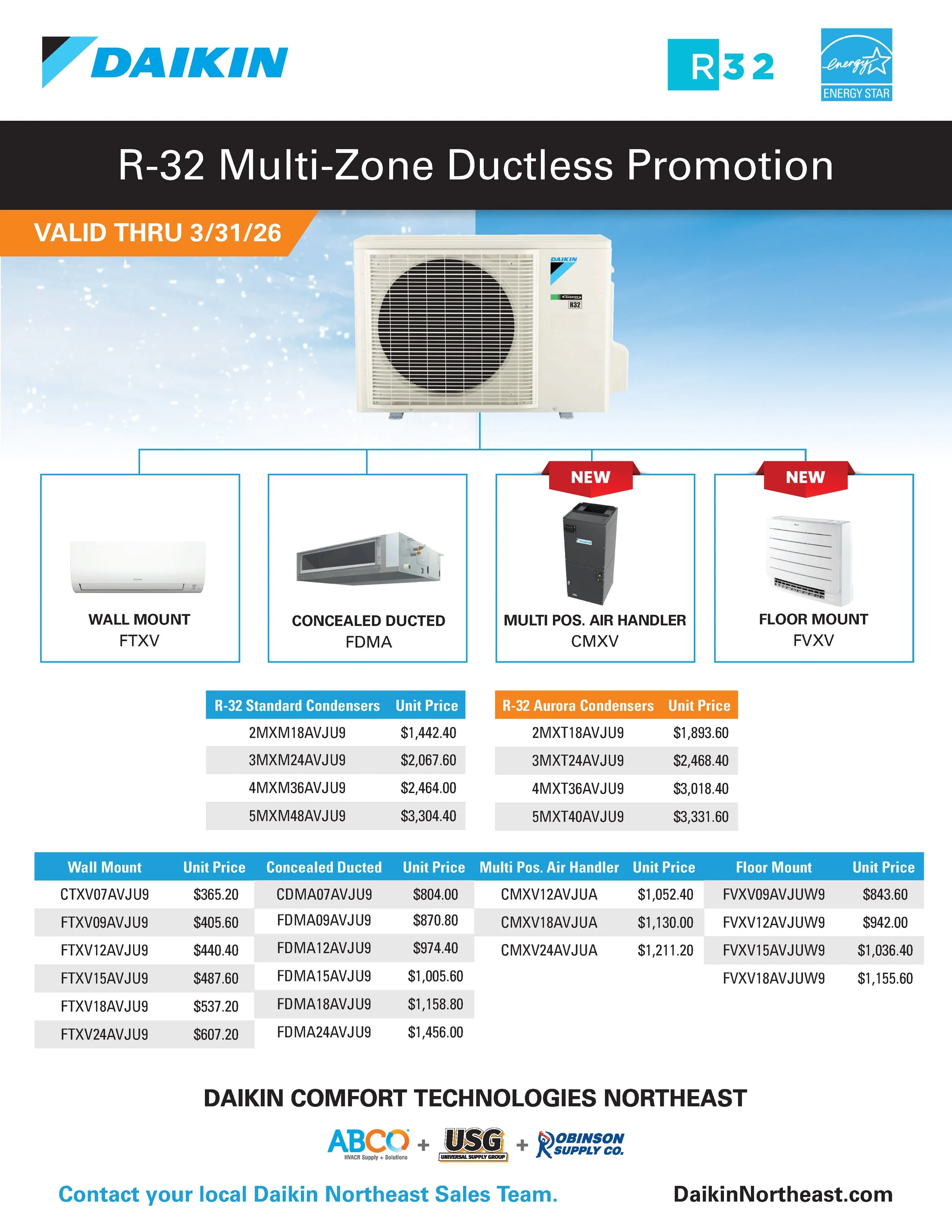 Promotions and Limited-Time Offers from Daikin Northeast — Daikin ...