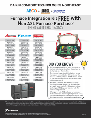 Promotions and Limited-Time Offers from Daikin Northeast — Daikin ...