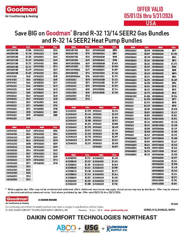 Promotions and Limited-Time Offers from Daikin Northeast — Daikin ...