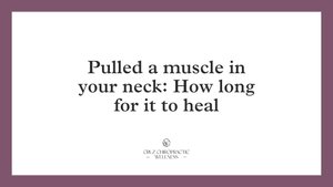 Pulled a muscle in your neck: How long for it to heal — Cruz ...