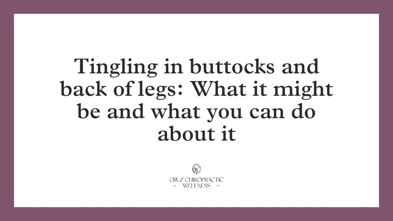 Tingling in buttocks and back of legs: What it might be and what you ...