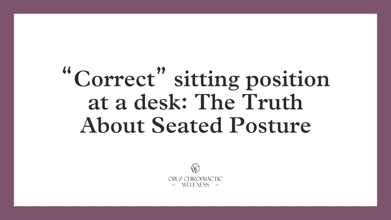 “Correct” sitting position at a desk: The Truth About Seated Posture ...