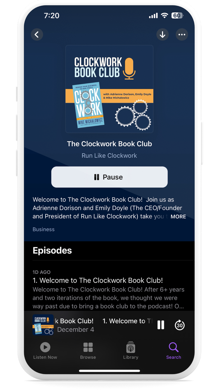 [Book Club] — Run Like Clockwork