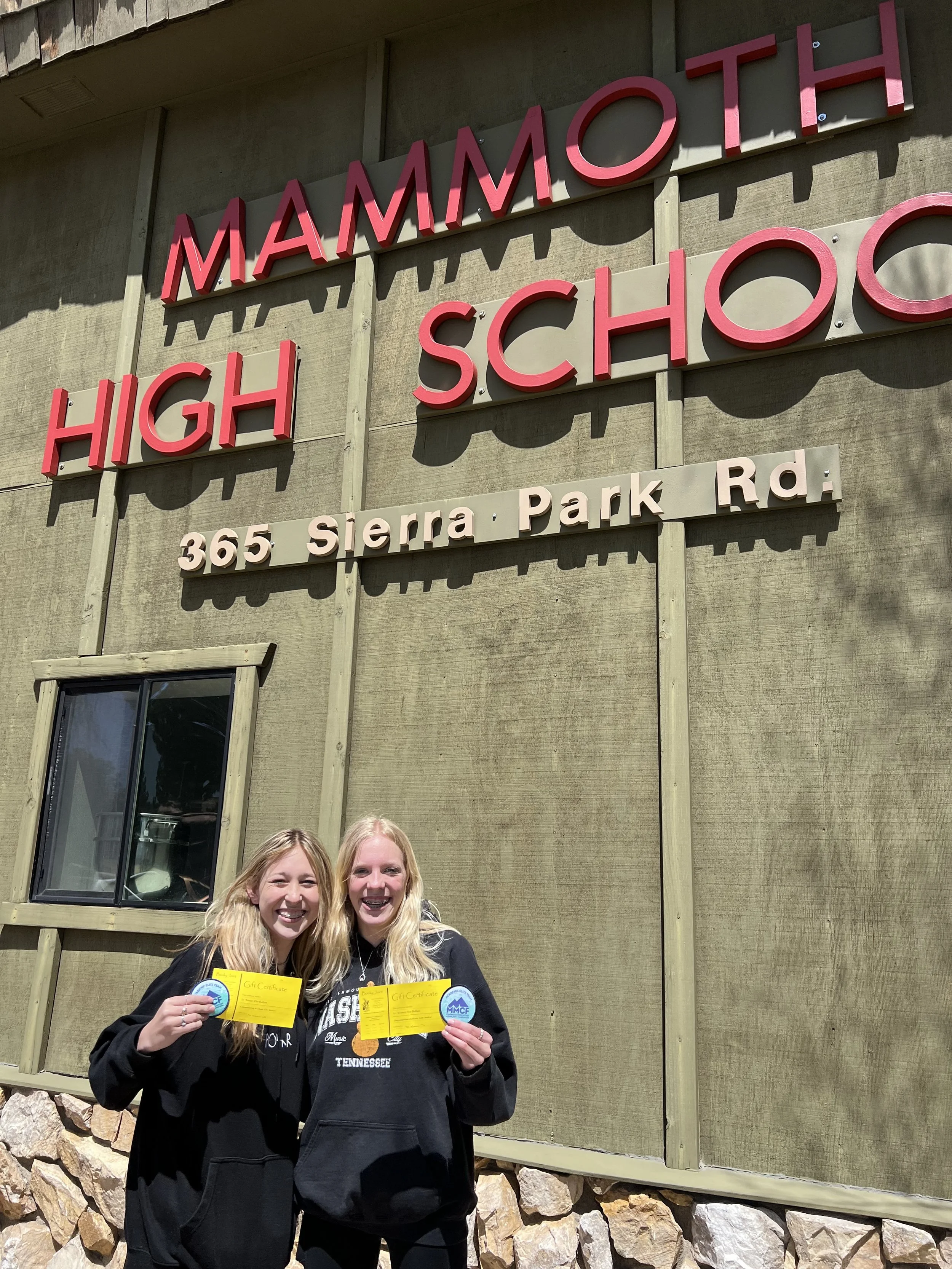 2022 ACADEMIC ELITE — MAMMOTH MOUNTAIN COMMUNITY FOUNDATION