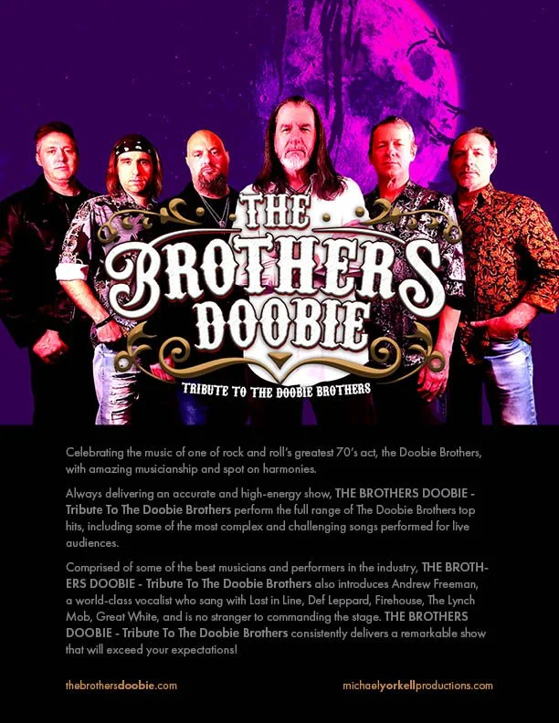 The Brothers Doobie - Tribute To The Doobie Brothers — Michael Yorkell ...