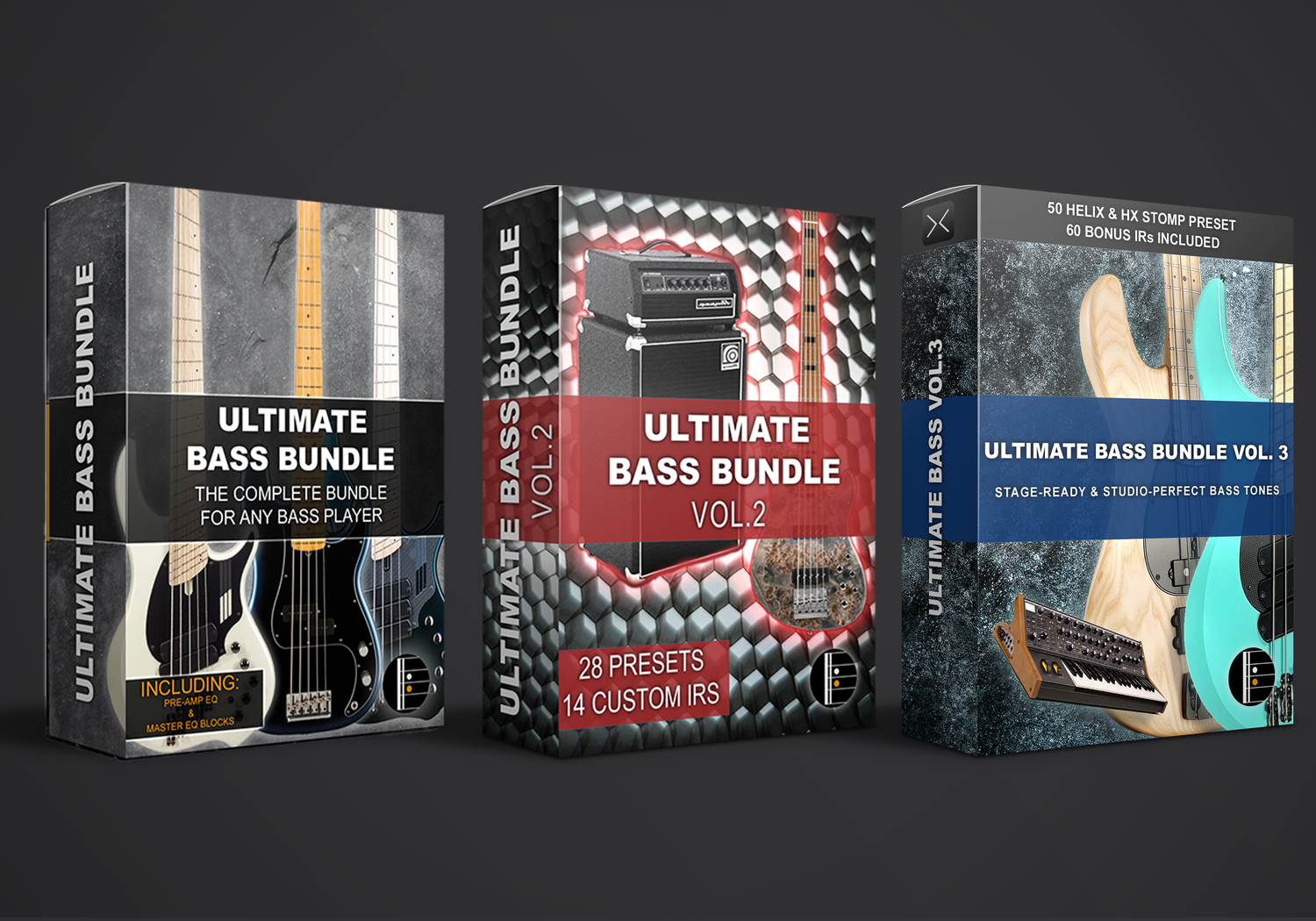 Bass Presets & Impulse Responses for Line6 Helix/HX Stomp