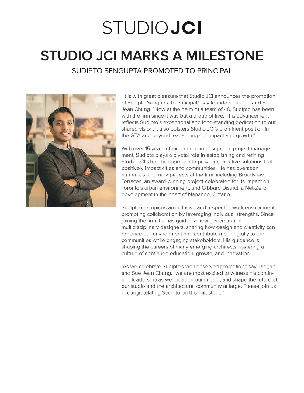 Studio JCI Marks a Milestone — Studio JCI