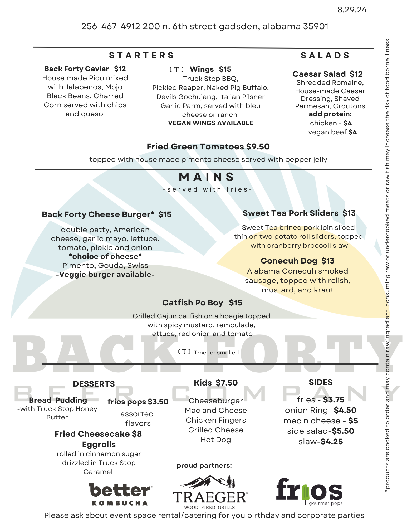 Gadsden — Back Forty Beer Company