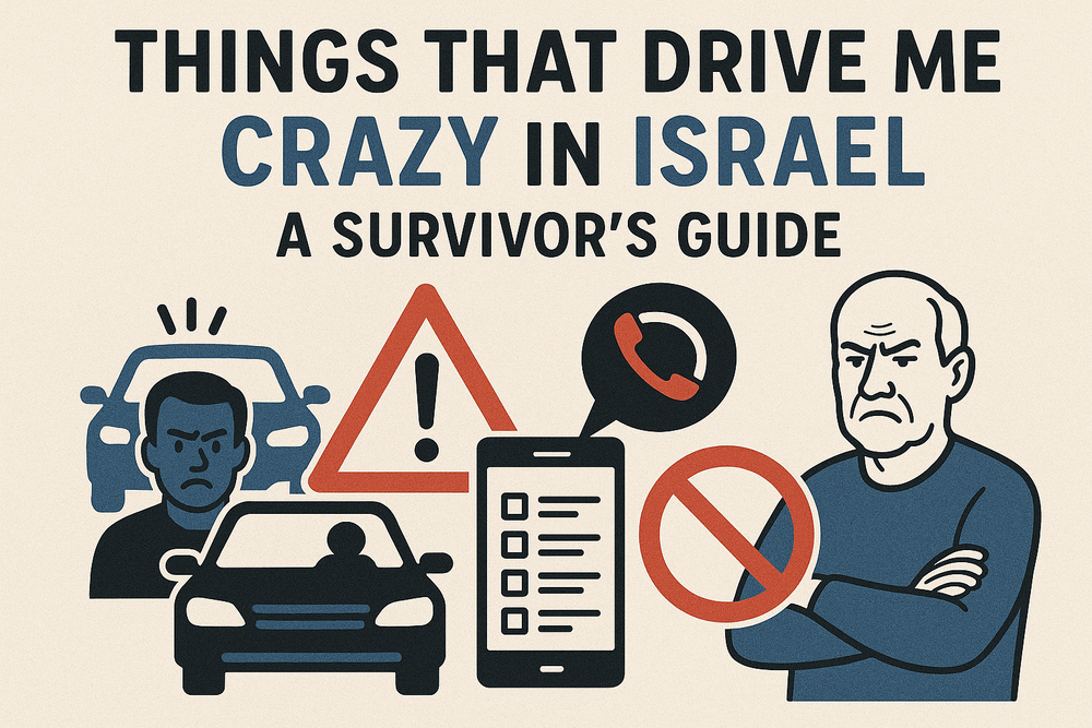 Things That Drive Me Crazy in Israel: A Survivor's Guide — Easy Aliyah ...