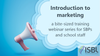 Bitesize Marketing Webinar Series: Introduction to Marketing — ISBL
