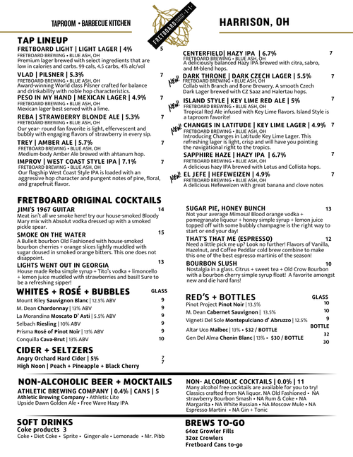 HARRISON — Fretboard Brewing Company