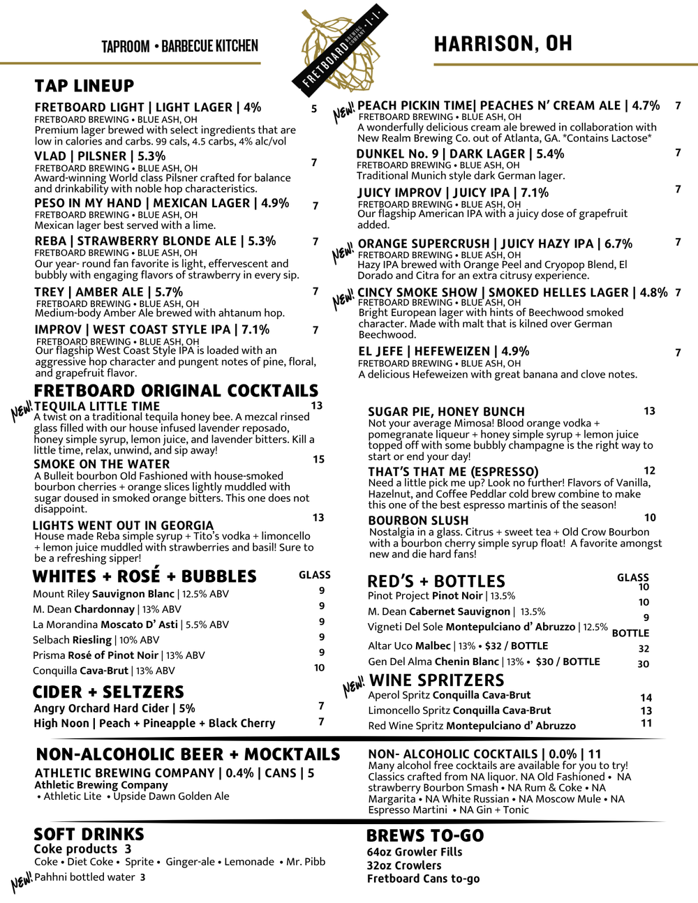 HARRISON — Fretboard Brewing Company