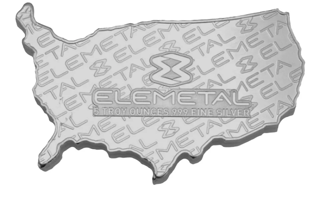 5 oz Elemetal USA Flag - Wholesale Bullion Available — Elemetal