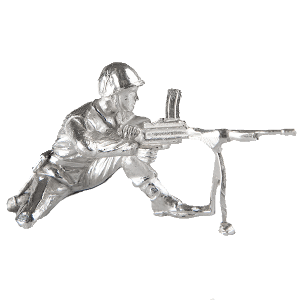 Gunner Silver Soldier- Wholesale Bullion Available — Elemetal