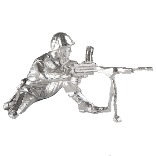 Gunner Silver Soldier- Wholesale Bullion Available — Elemetal