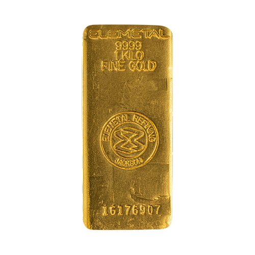 1 Kilo Gold Bar – Wholesale Bullion Available — Elemetal