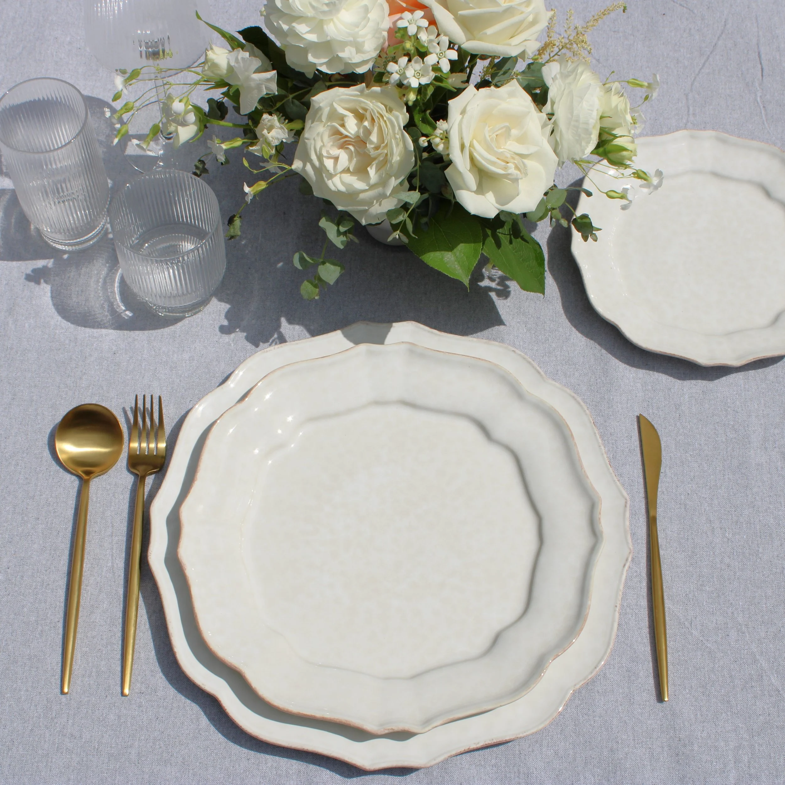 Boho Seagrass | Charger Plate | The Curated Plate Co.