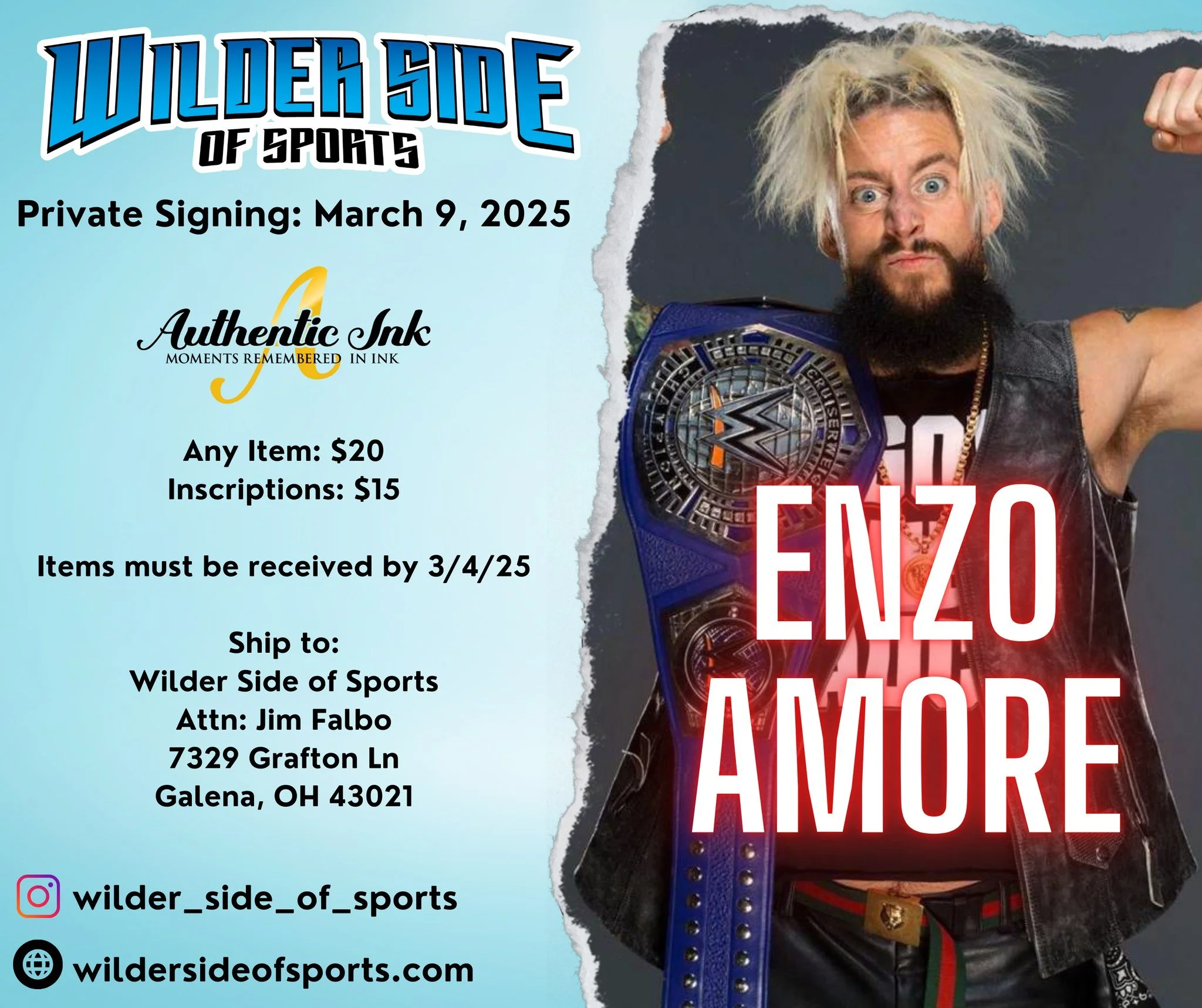 Autograph Signings — Wilder Side of Sports