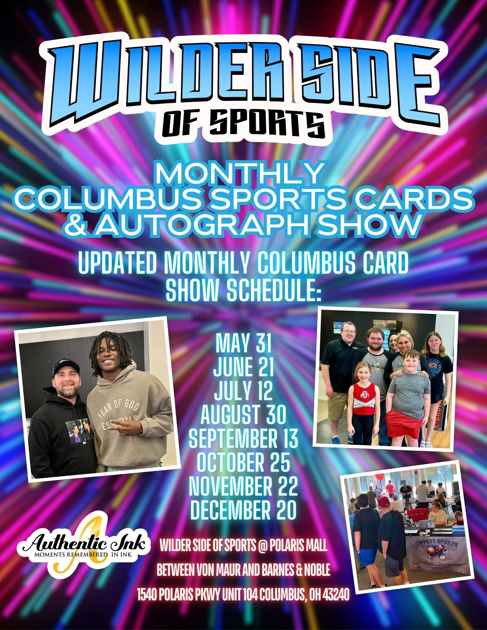 Upcoming Sports Cards & Memorabilia Shows — Wilder Side of Sports