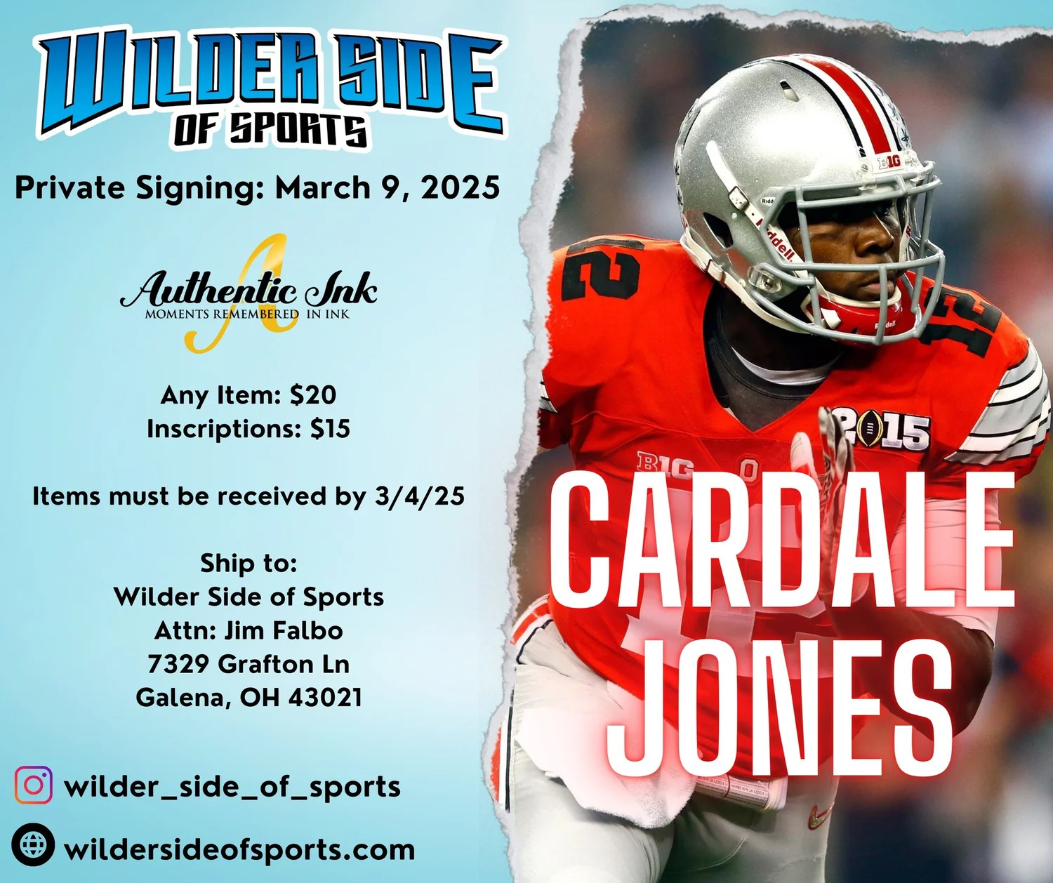 Autograph Signings — Wilder Side of Sports