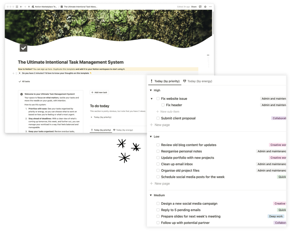The Intentional Task Management System: Work Smarter, Not Harder with Notion (+ Free Template ...