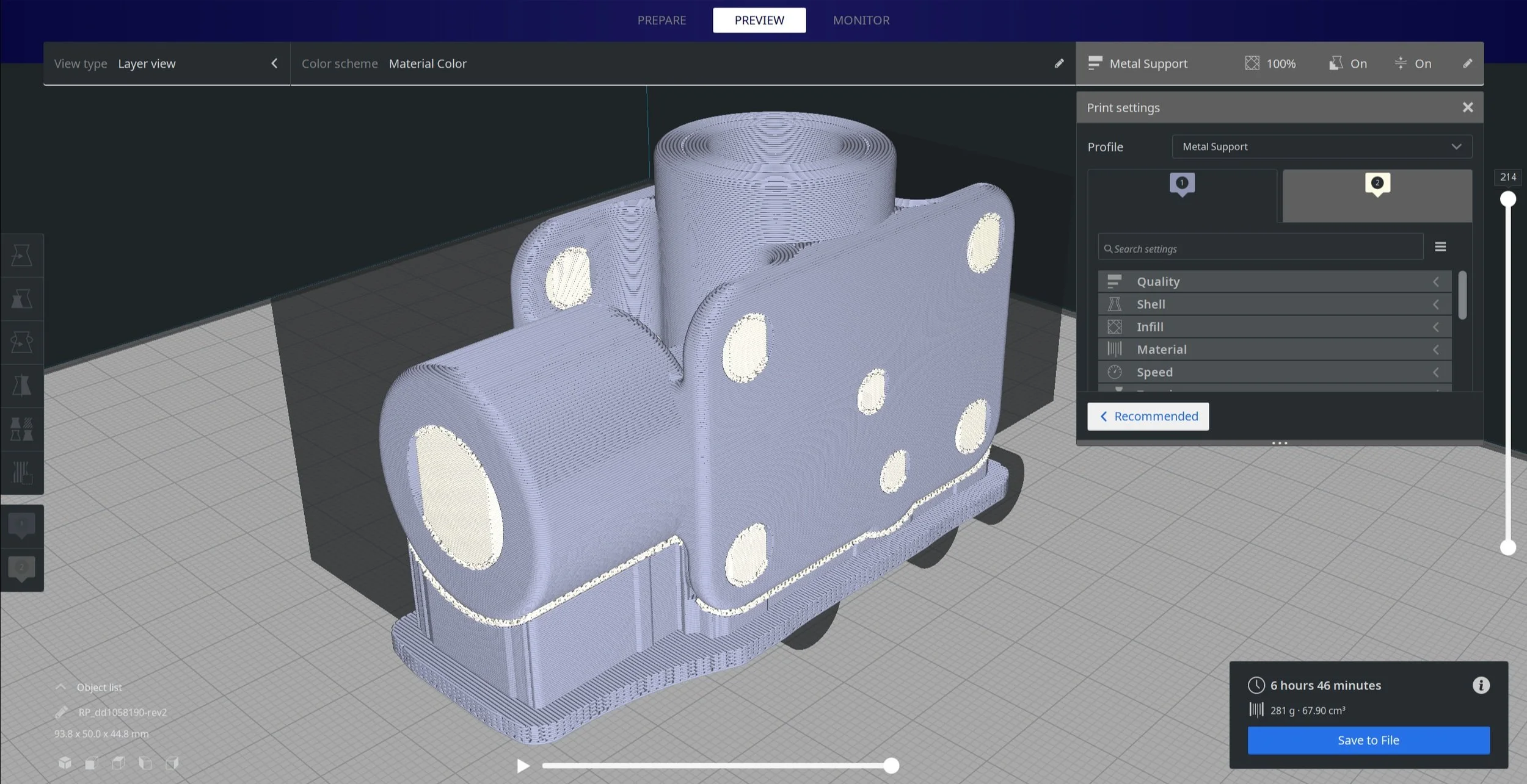 Slicing For Metal Paste Deposition — Rapidia